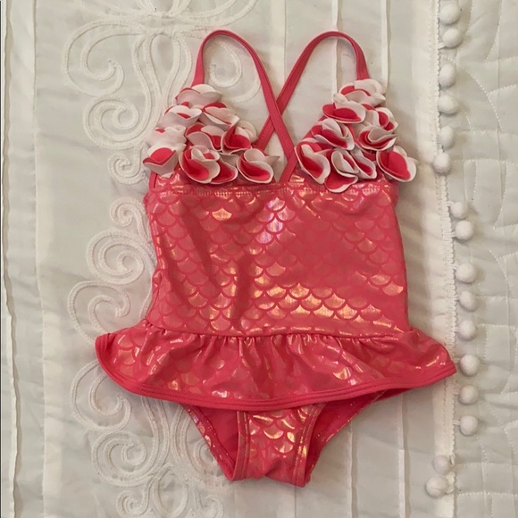 Floatimini | Swim | Floral Mermaid Swimsuit | Poshmark